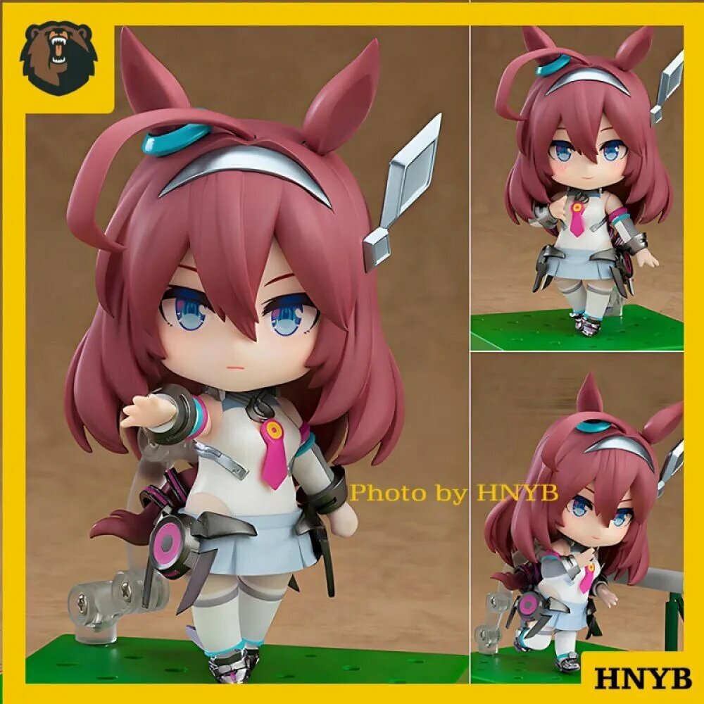 Фигурка Девушки-пони: Славное дерби Михоно Бурбон / Uma Musume: Pretty Derby Mihono Bourbon Нендороид подарок для фаната (10 см) 2665