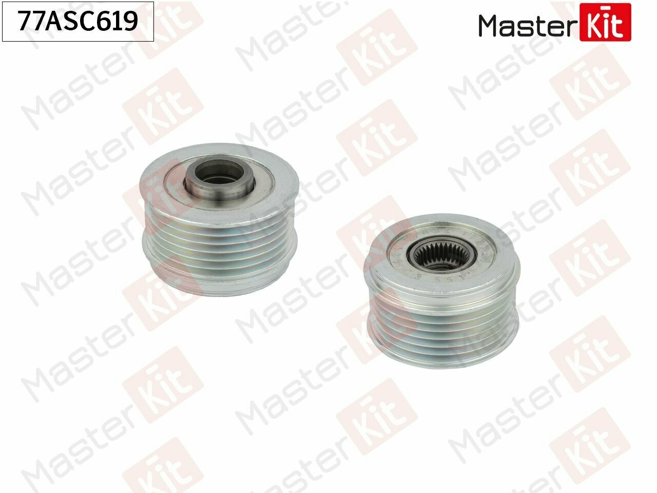 Шкив генератора Mitsubishi Outlander IICWW 06-12Mazda 3BL 08-14Peugeot 4007GP 07- MasterKit 77ASC619