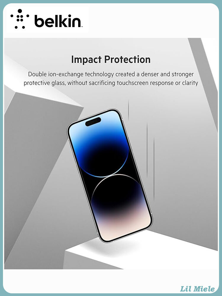 Belkin Screenforce TemperedGlass Treated Screen Protector для iPhone 16 Plus — фото 1