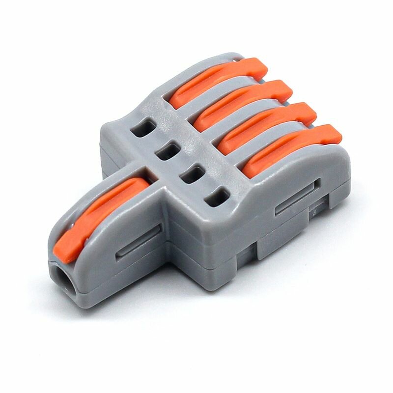 Клемма разветвитель 1х4, 10 ШТ