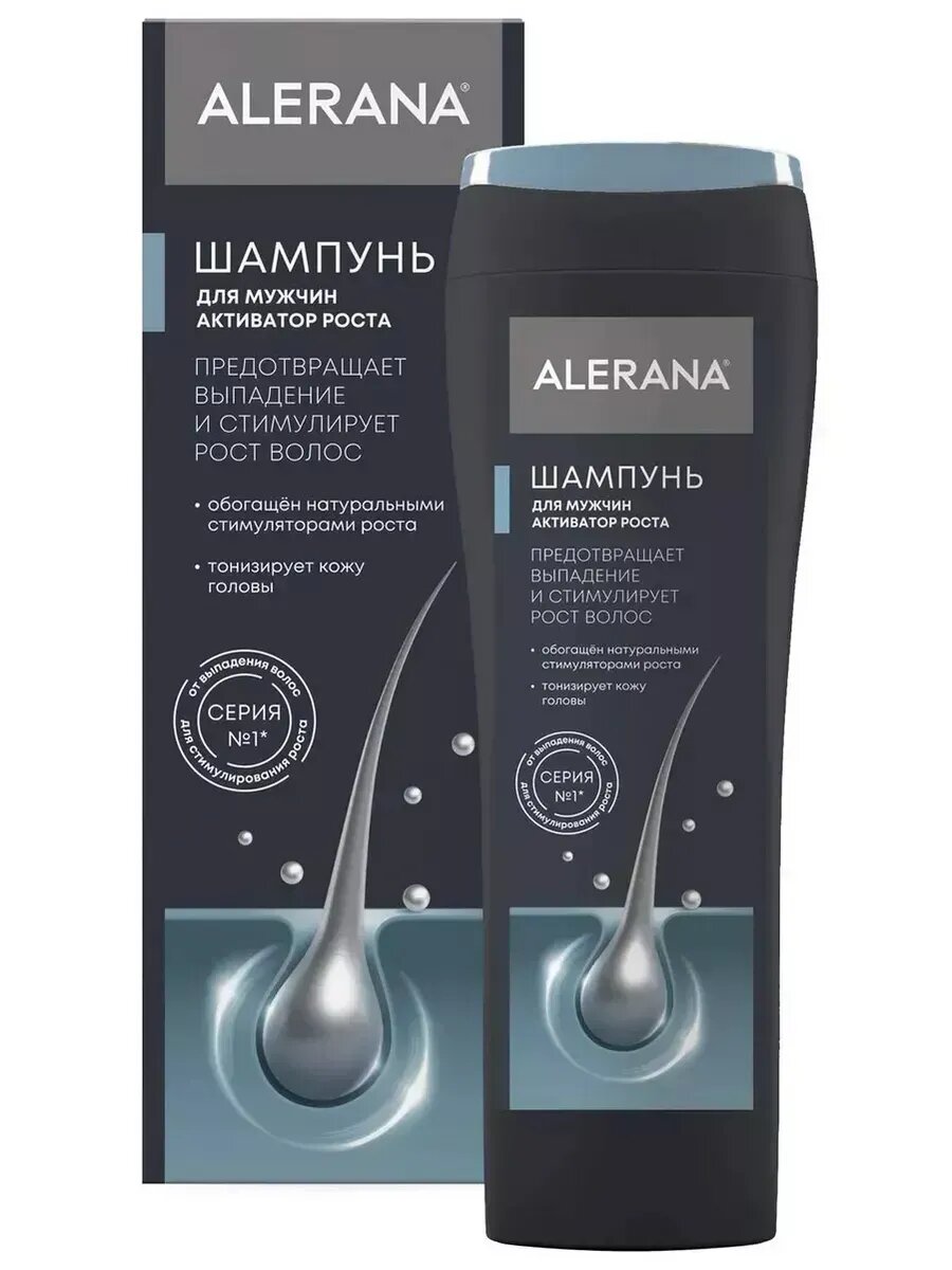 Alerana Шампунь для мужчин активатор роста 250мл
