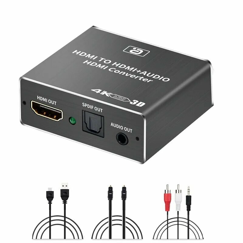 HDMI аудио экстрактор HDCP CEC + оптический TOSLINK SPDIF + 35 мм RCA