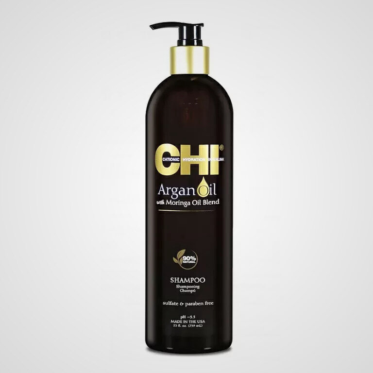 ARGAN OIL Шампунь с Маслом Арганы и Маслом Моринга 739 мл CHI Argan Oil Shampoo Шампунь 739 мл