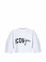 Футболка DSQUARED2 iconique, размер 38, бежевый/белый