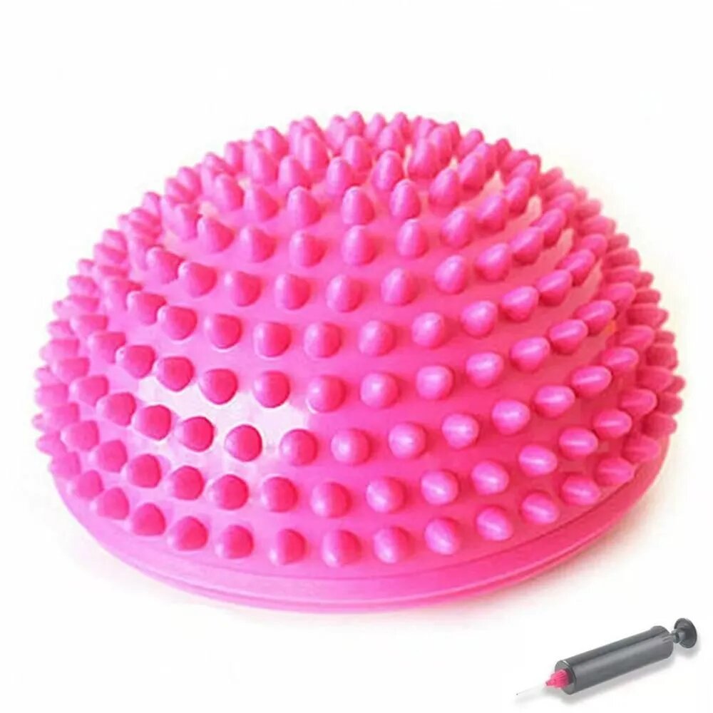 Полусфера массажная 16 см балансировочная подушка для фитнеса диск босу