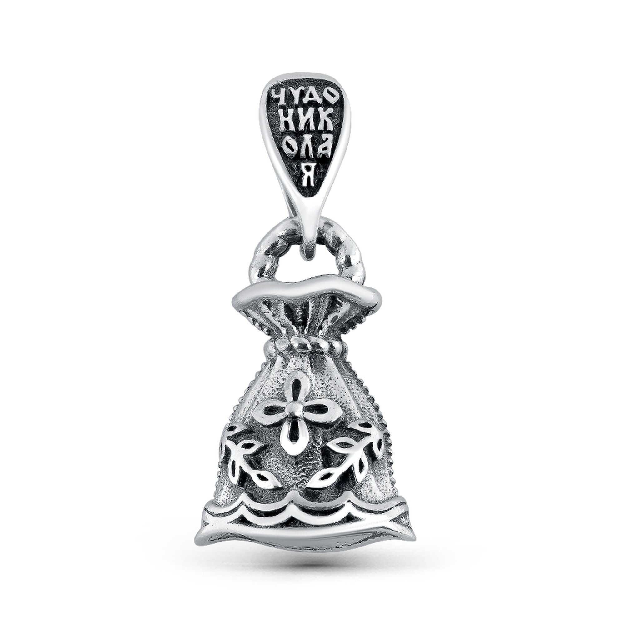 Подвеска, серебро, 925 проба, чернение