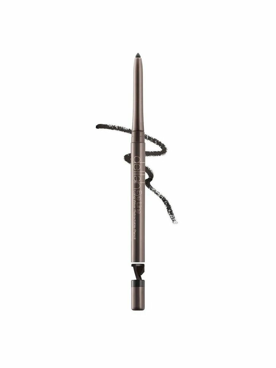 Delilah - Eye Line Long wear Retractable Pencil - Coal, Карандаш для глаз, 0,31г