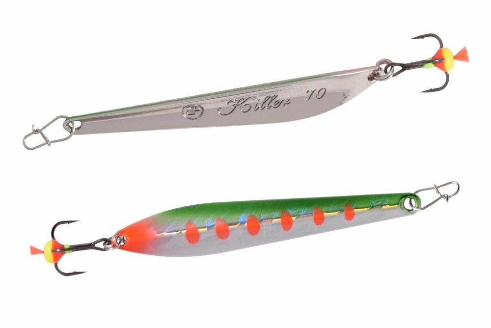 Блесна вертикальная ECOPRO Killer, 90мм, 15г, BIL