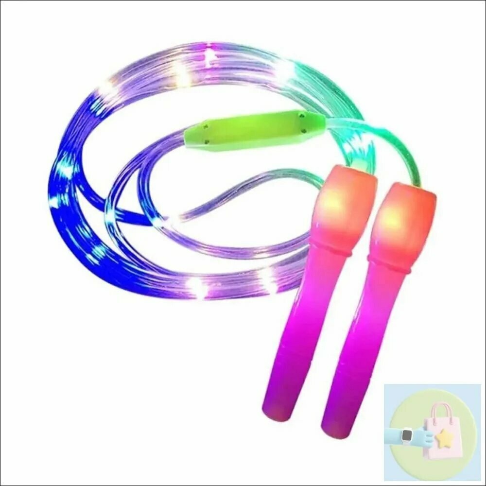 Крутая светящаяся скакалка/спортивные товары/случайный цвет