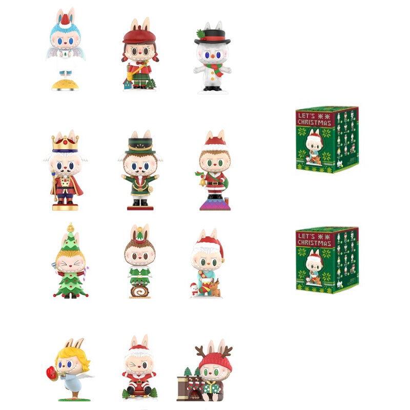 Игрушка унисекс POP MART LABUBU Together Рождественская коллекция Зимние коробки-сюрпризы, 2 шт.