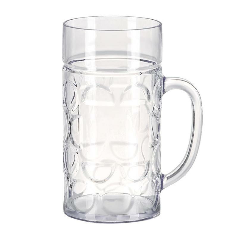 Прозрачные пластиковые кружки для пива, 1000ml