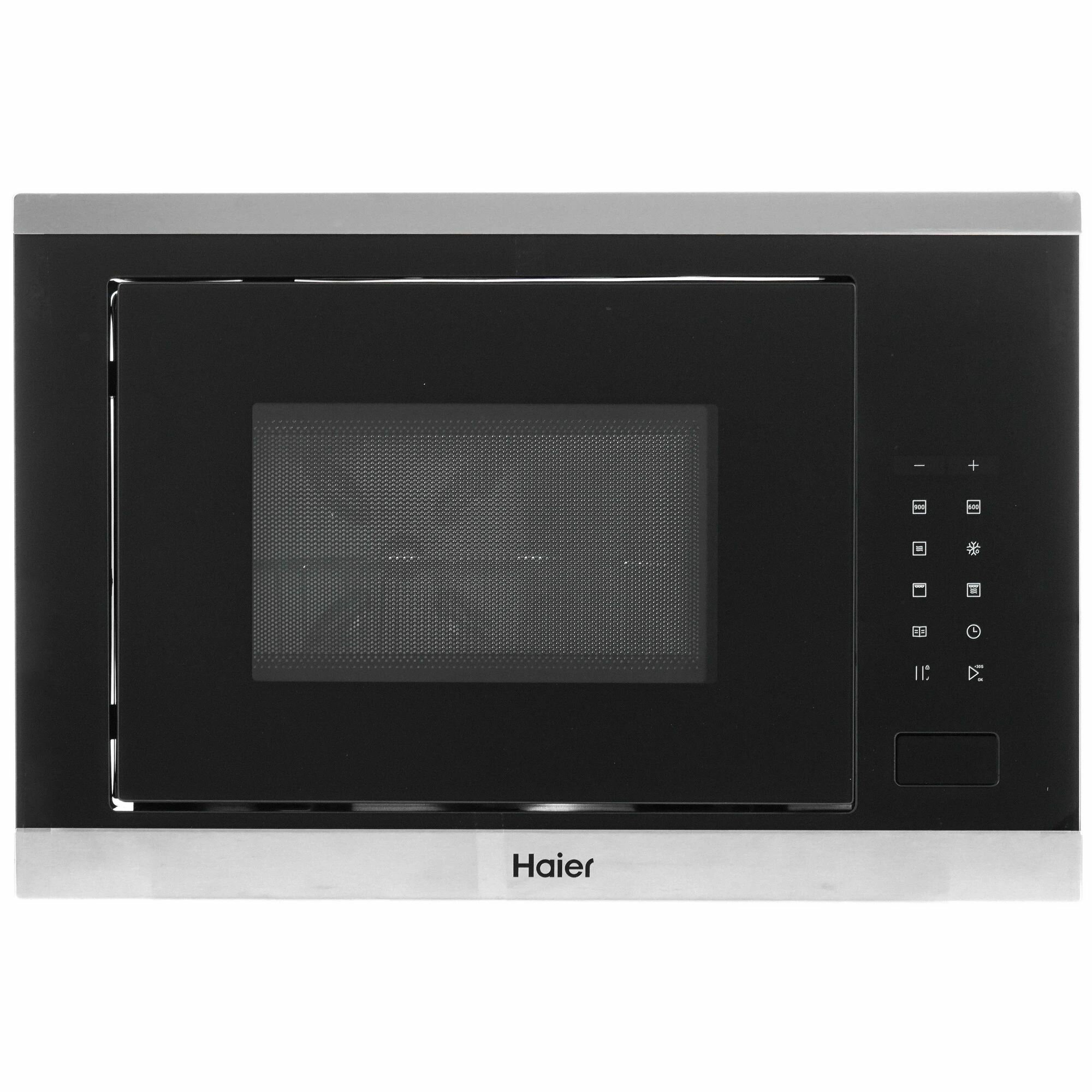 Встраиваемая микроволновая печь Haier HMX-BTG259X, 900 Вт, 25 л, гриль, черный