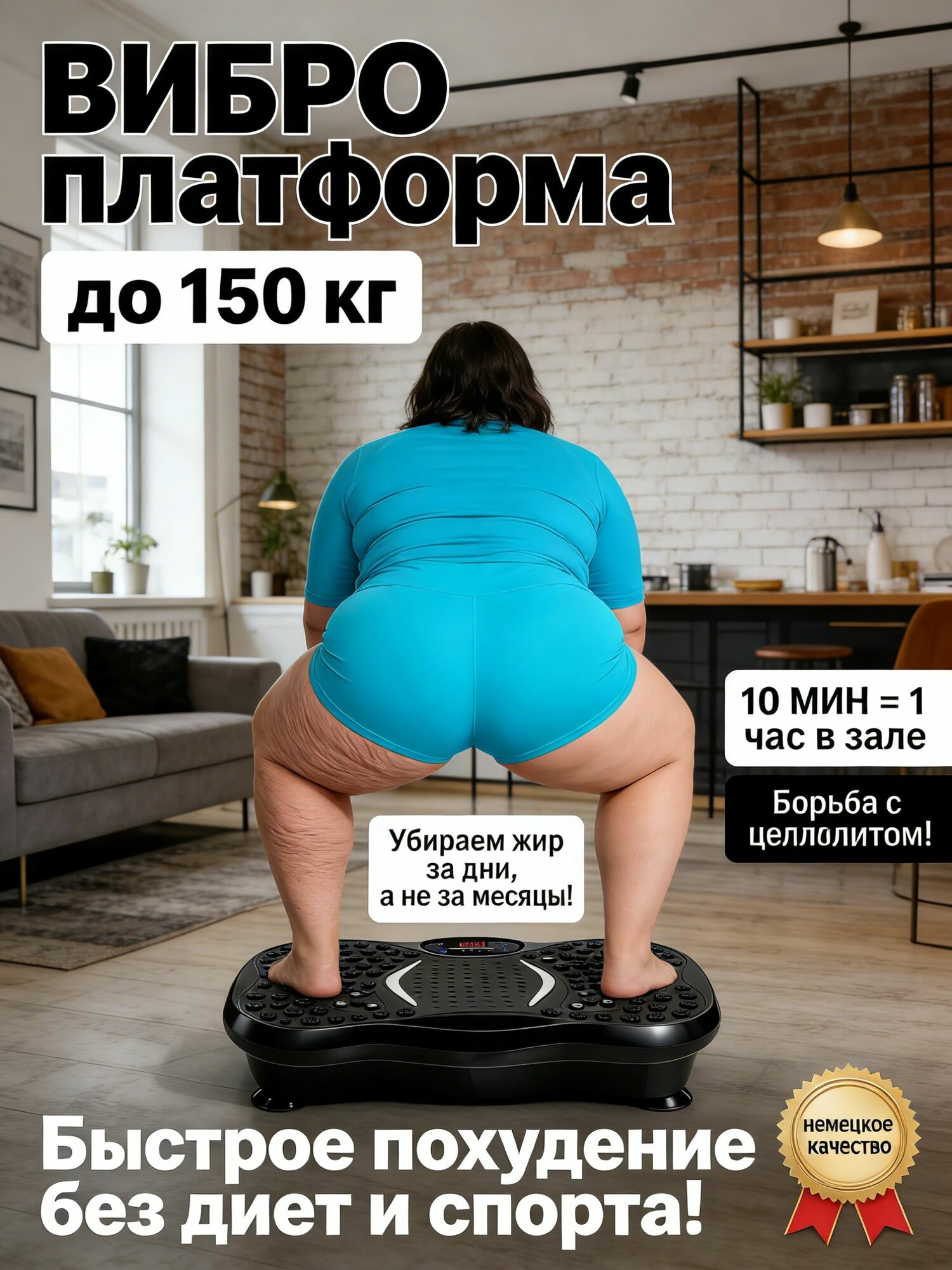 Виброплатформа кардио тренажер для дома, электрический вибротренажер антицеллюлитный для тела, степпер массажер, нагрузка 150 кг