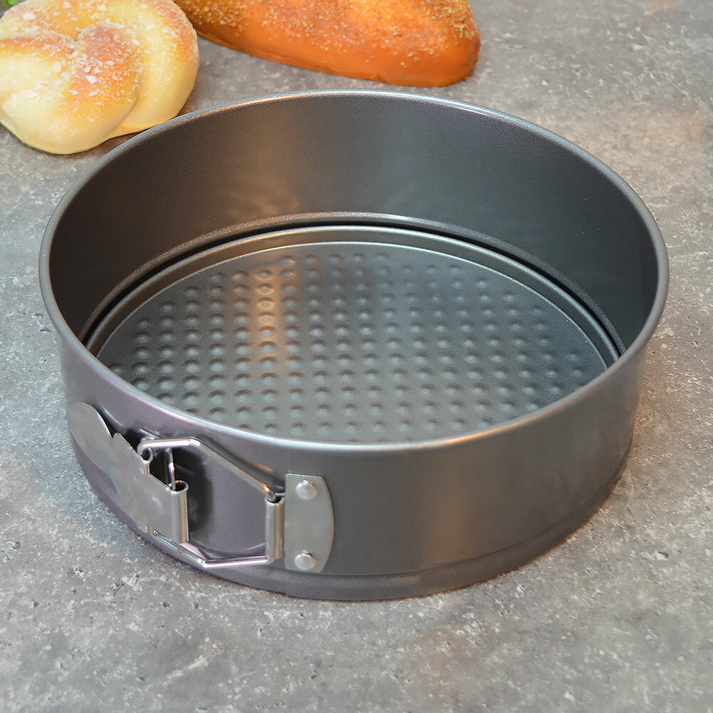 Форма для выпечки разъемная 20x6,8 см, сталь, круглая, антипригарное покрытие, серия "HoReCa", с замком