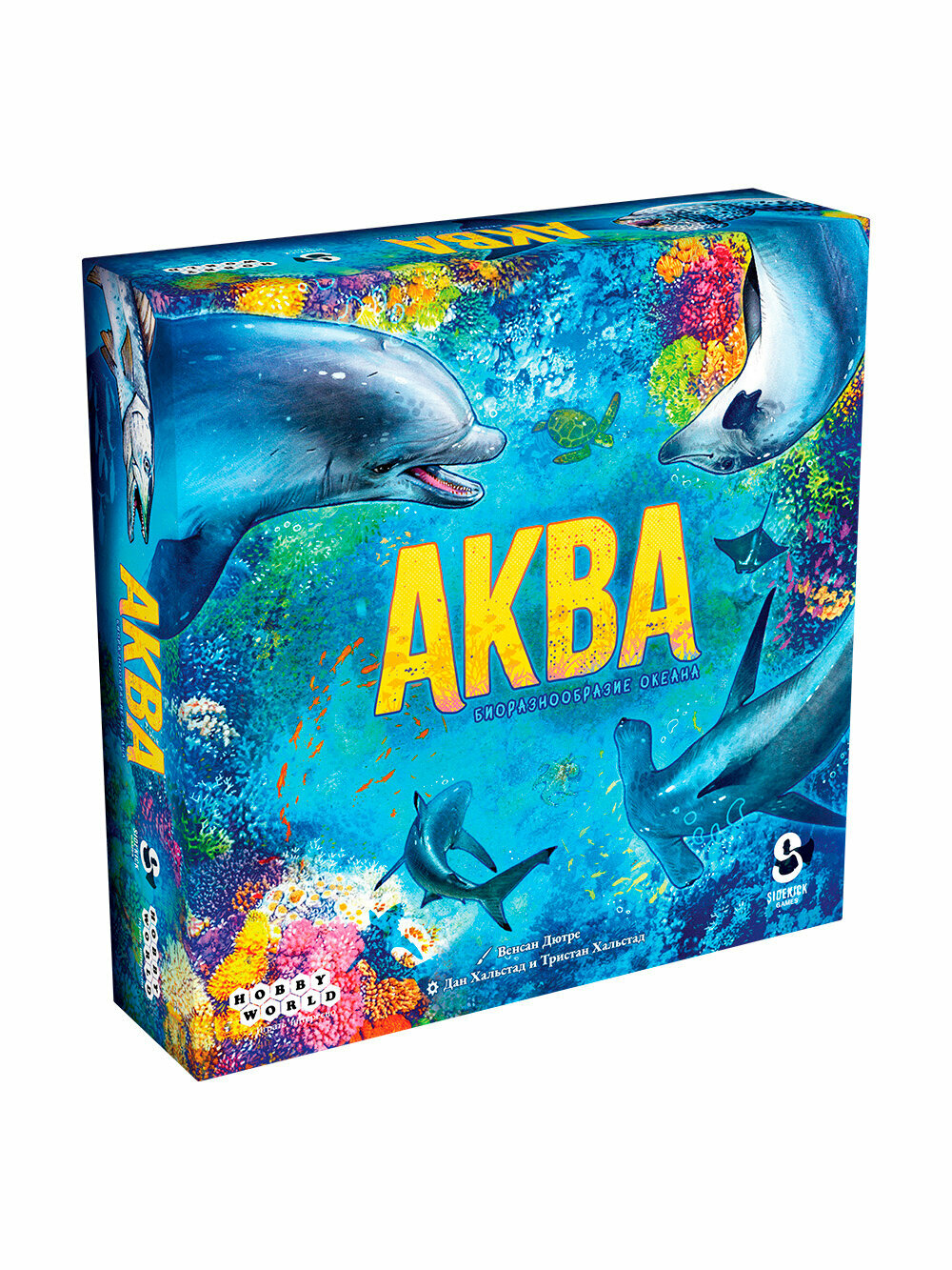 Настольная игра Hobby World Аква семейная для детей и взрослых 11 лет для 1-4 игроков