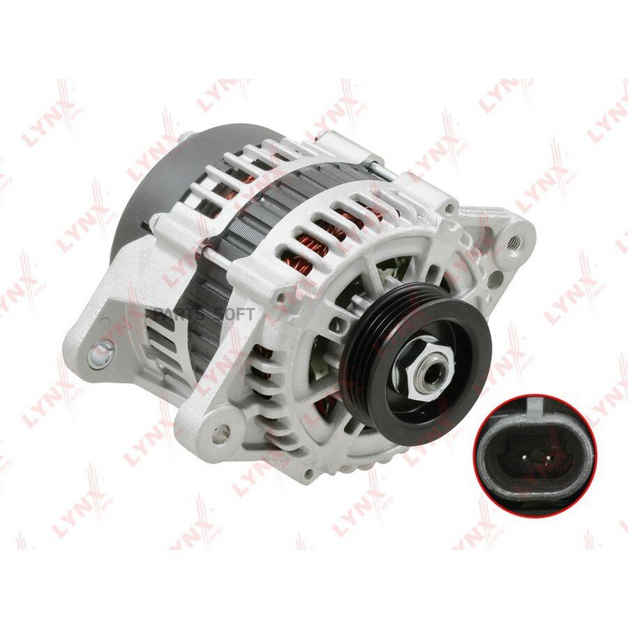 Генератор 65A CHEVROLET Spark 0.8-1.0 05-12, DAEWOO Matiz 0.8-1.0 05-11 от официального дистрибьютора, LYNXAUTO, артикул EA1385