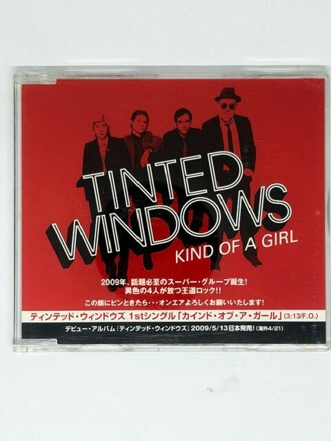 Музыкальный диск Tinted Windows-Kind Of A Girl (CD, JAPAN) '09 NM PROMO