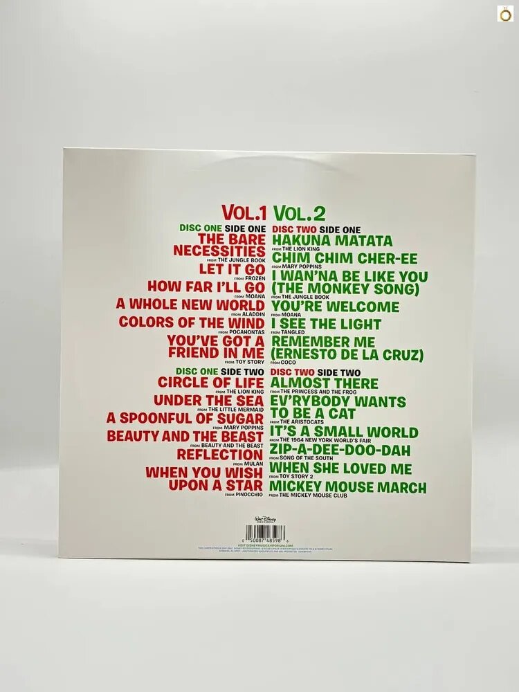 Виниловая пластинка Disney Walt Disney Records Various Artists - Vol.1 Vol.2