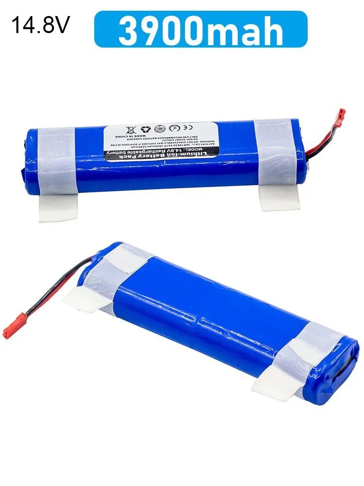 3900mAh-14.8V, Аккумулятор для робот пылесоса 18650B4-4S1P-AGX-2 Chuwi/DEXP iLife v50 v55 v8s v5s pro v3s pro gutrend joy 95