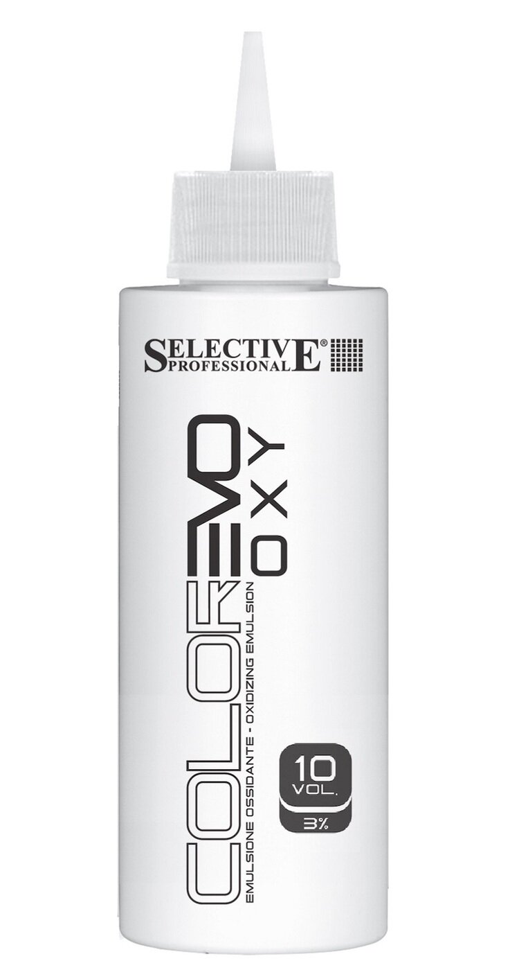 Selective Professional. Оксигент для крем краски 3% (10 vol) эмульсия окислительная профессиональная COLOREVO 100 мл