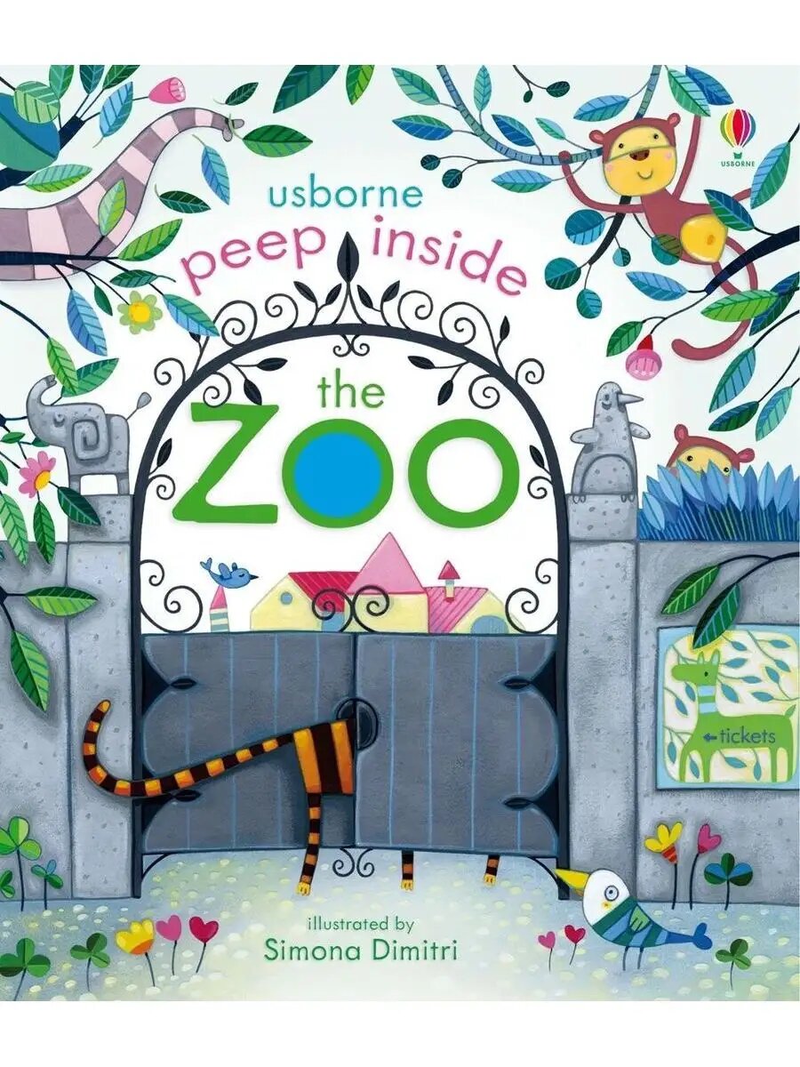 Peep Inside The Zoo | Загляните под листву и за двери, чтобы увидеть животных в зоопарке.
