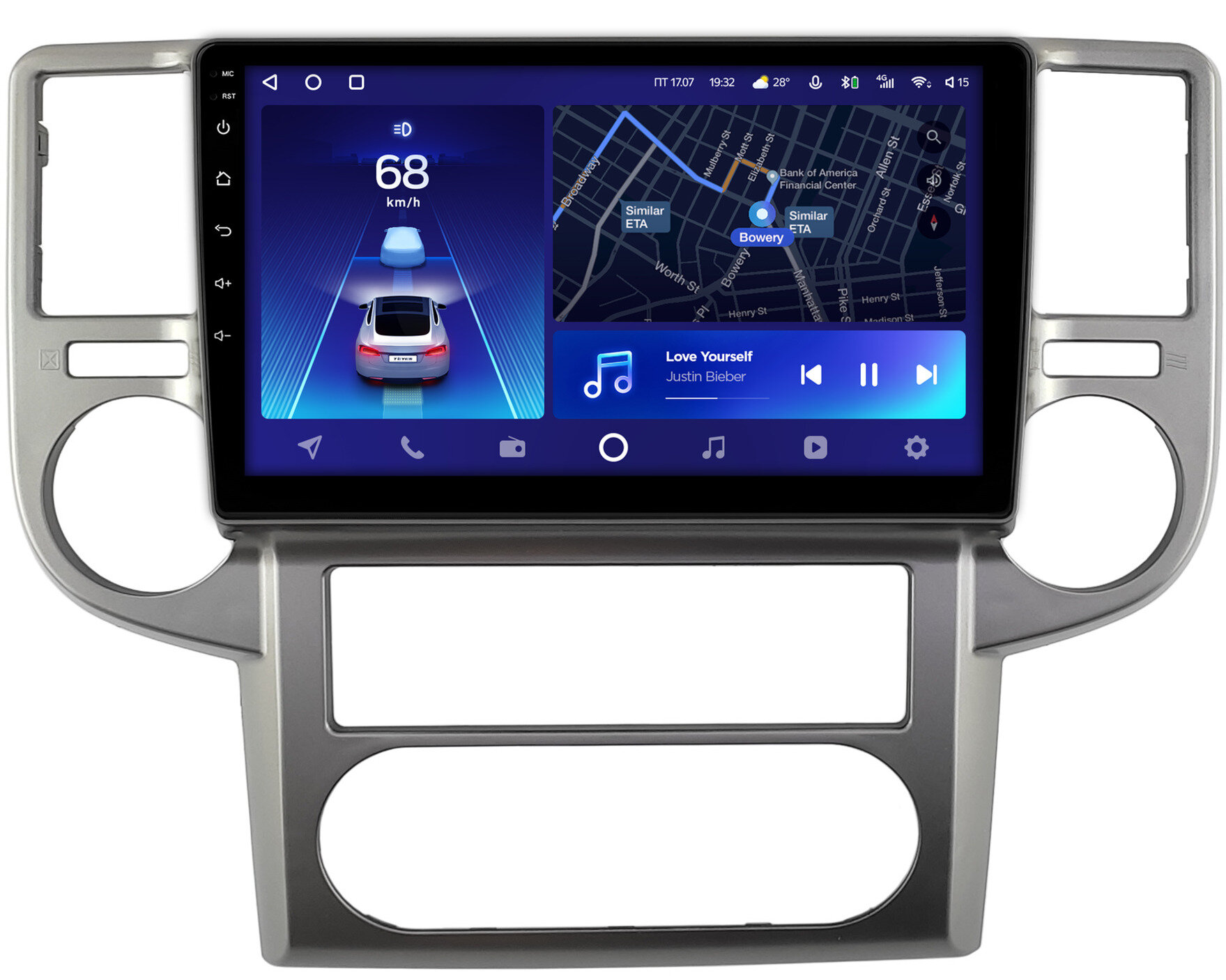 Штатная магнитола Teyes CC2 PLUS 4/64 10" RM-10-1502 Nissan X-Trail (T30) 2003-2007 Android 10 (4G-SIM, DSP, QLed)
