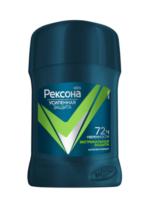 Рексона део-стик мужской Экстремальная защита, 50 мл