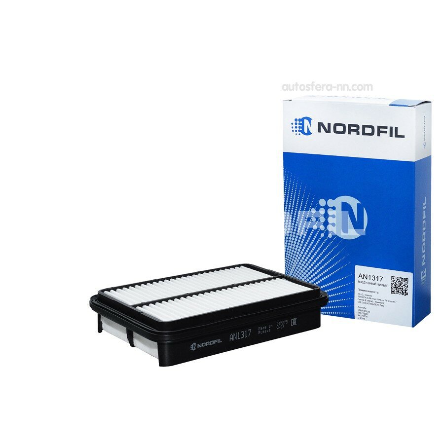 NORDFIL AN1317 Фильтр воздушный ISUZU GEMINI TOYOTA 4-RUNNER HI-LUX PREVIA TOWNACE VW TARO