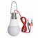 Кемпинговый фонарь 12V LED с клеммами крокодил для аккумулятора, белый свет, 3 В...