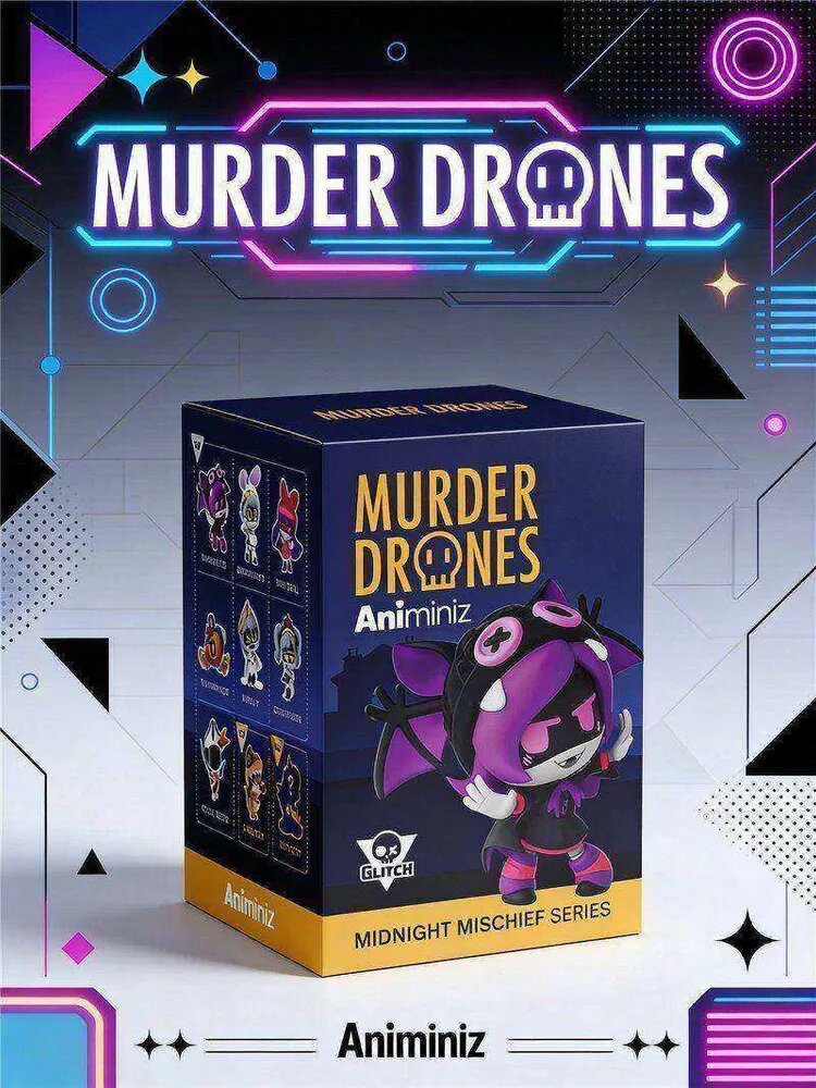 Murder Drones, небольшие скульптуры, игровые коллекционные фигурки IP.(GLITCH)