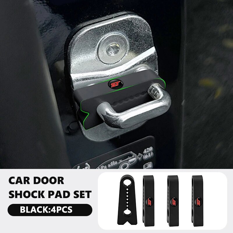 Амортизаторы дверных замков Black-4PCS