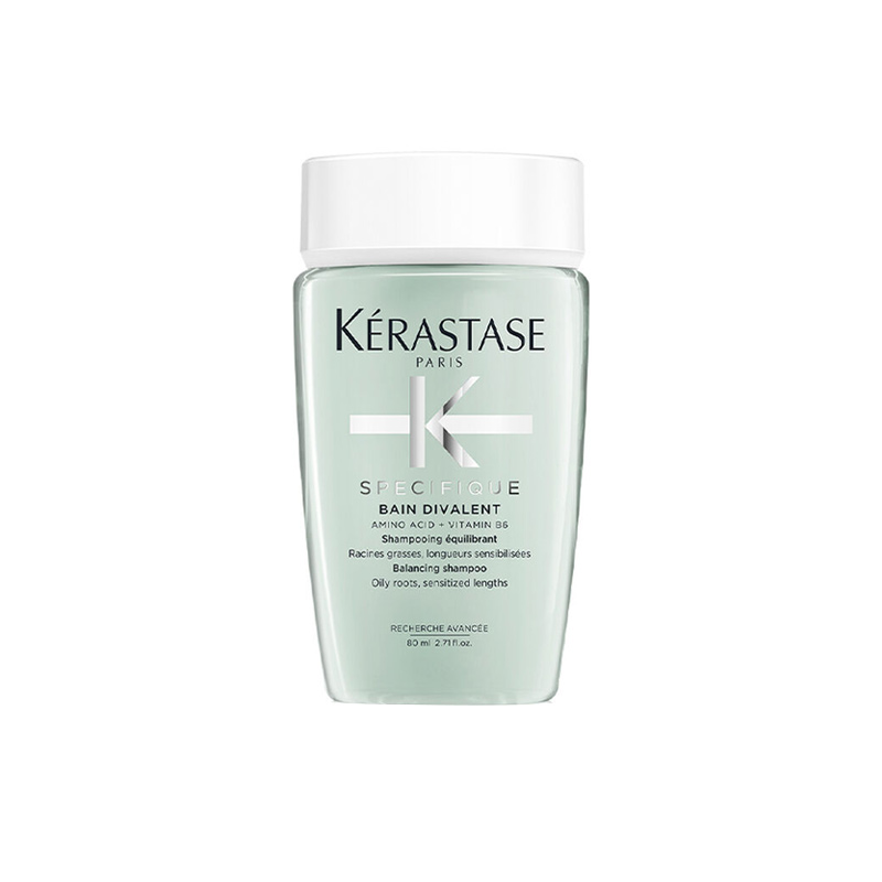 Шампунь женский KERASTASE Bain Divalent для жирных корней и сухих длины, 80ml