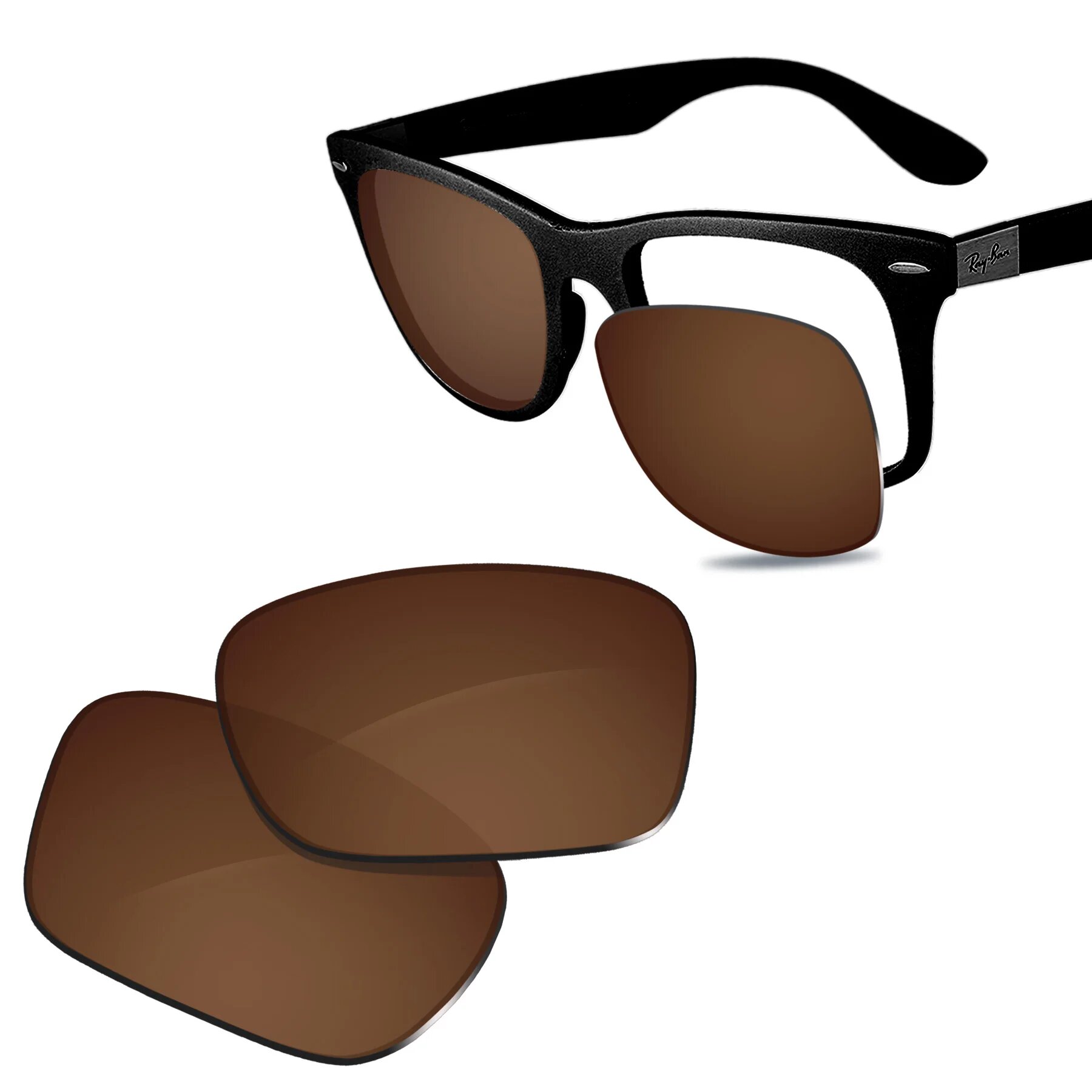 Glintbay Поляризованные линзы Bronze Brown для Ray-Ban RB4195-52