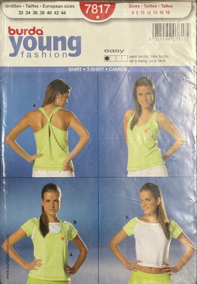 Выкройка Бурда (Burda) № 7817