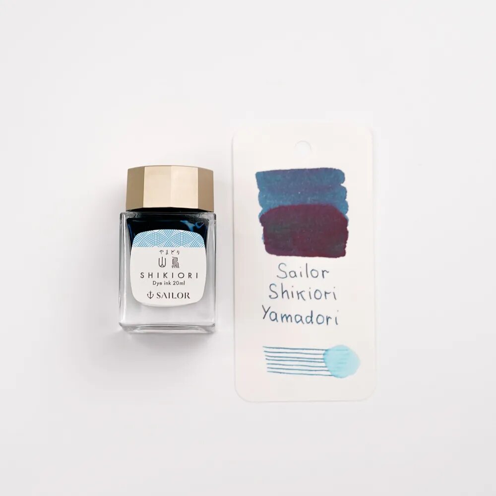 Sailor Shikiori Yamadori Dye Ink 20ml - Japanese Fountain Pen Ink