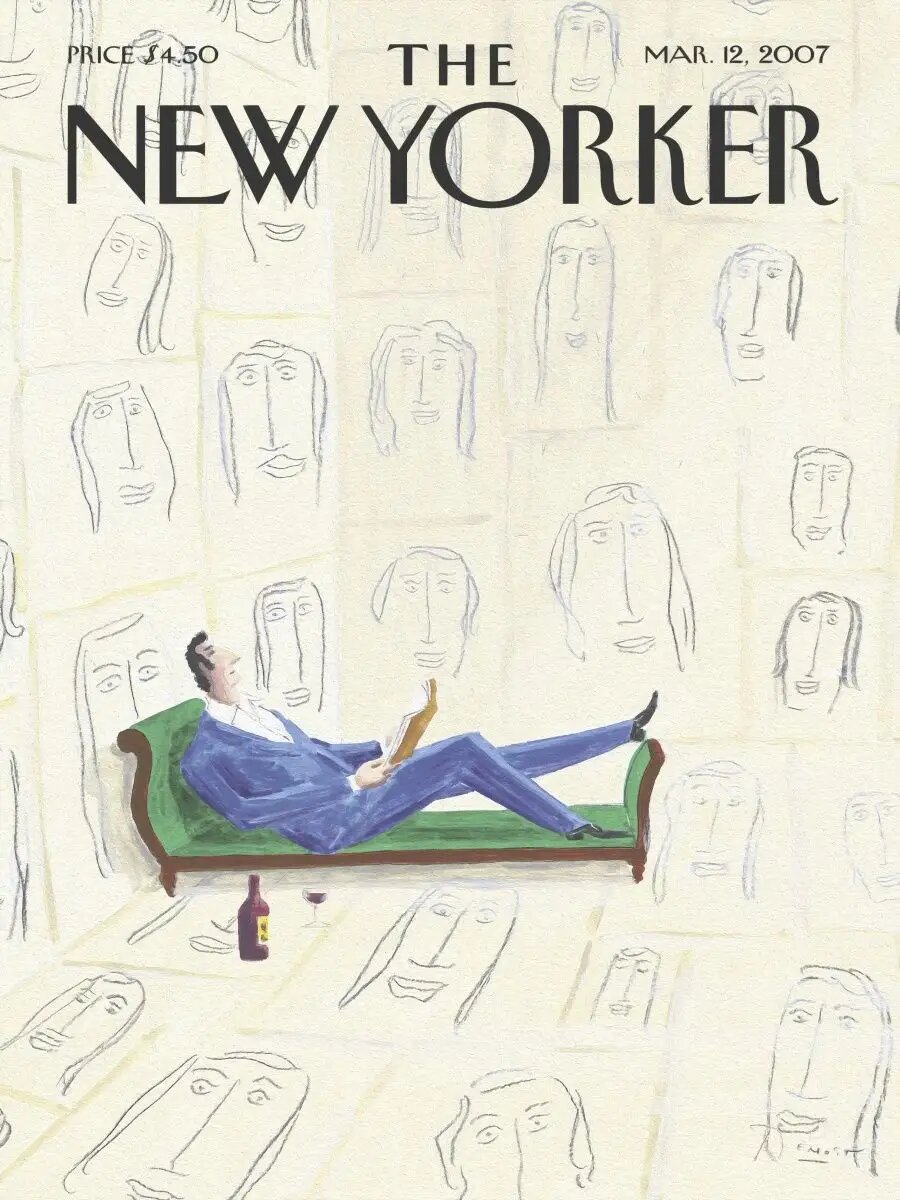 Постер New Yorker Нью Йоркер март, 40 x 50 см (без полей), бумага, без рамы — фото 1