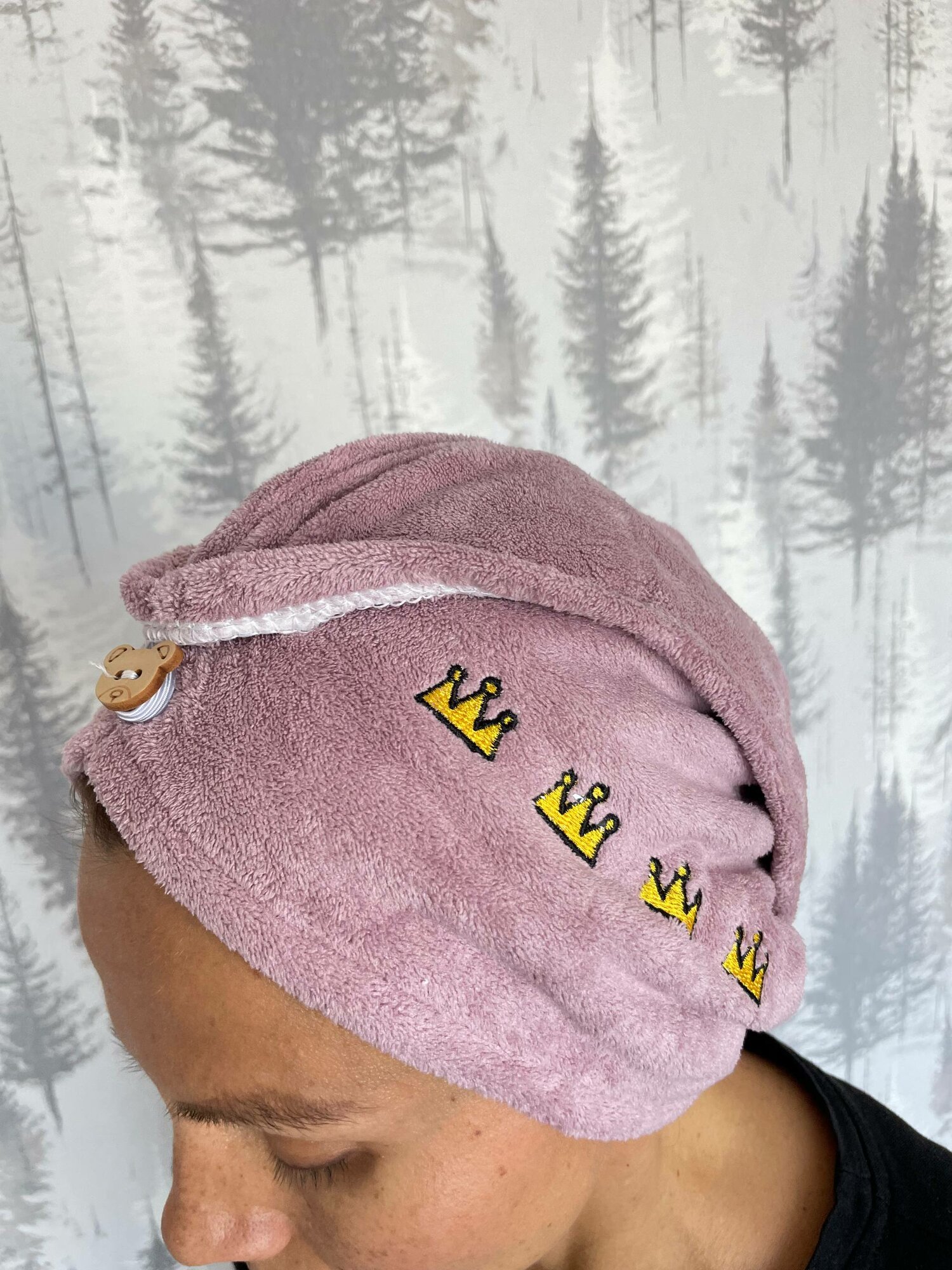 Чалма полотенце для сушки волос