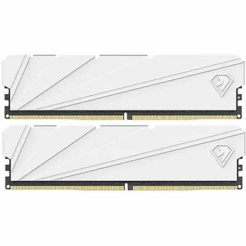 Netac Модуль памяти DDR4 Shadow II 16GB 3200MHz CL16 1.35V NTSSD4P32DP - 16W White with radiator
