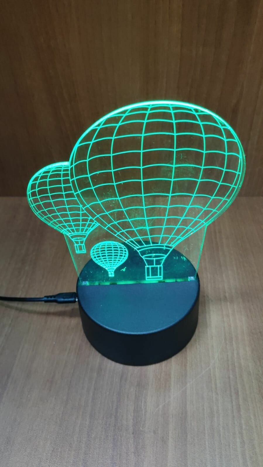 3D Светильник воздушные шары