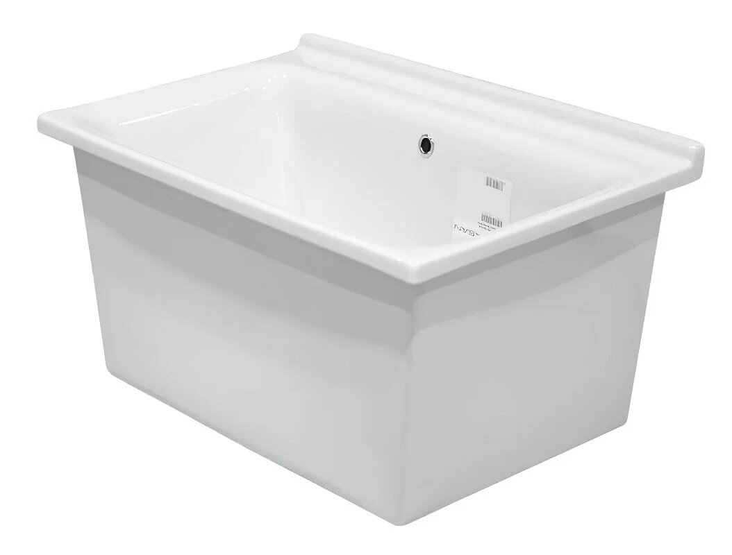 Хозяйственная раковина (60х60) Kerasan Aquadom 029201N*0 без отверстия, белый
