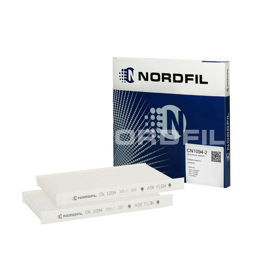 NORDFIL CN1094-2 Фильтр салона (комплект 2 шт.) Hyundai H-1 Starex