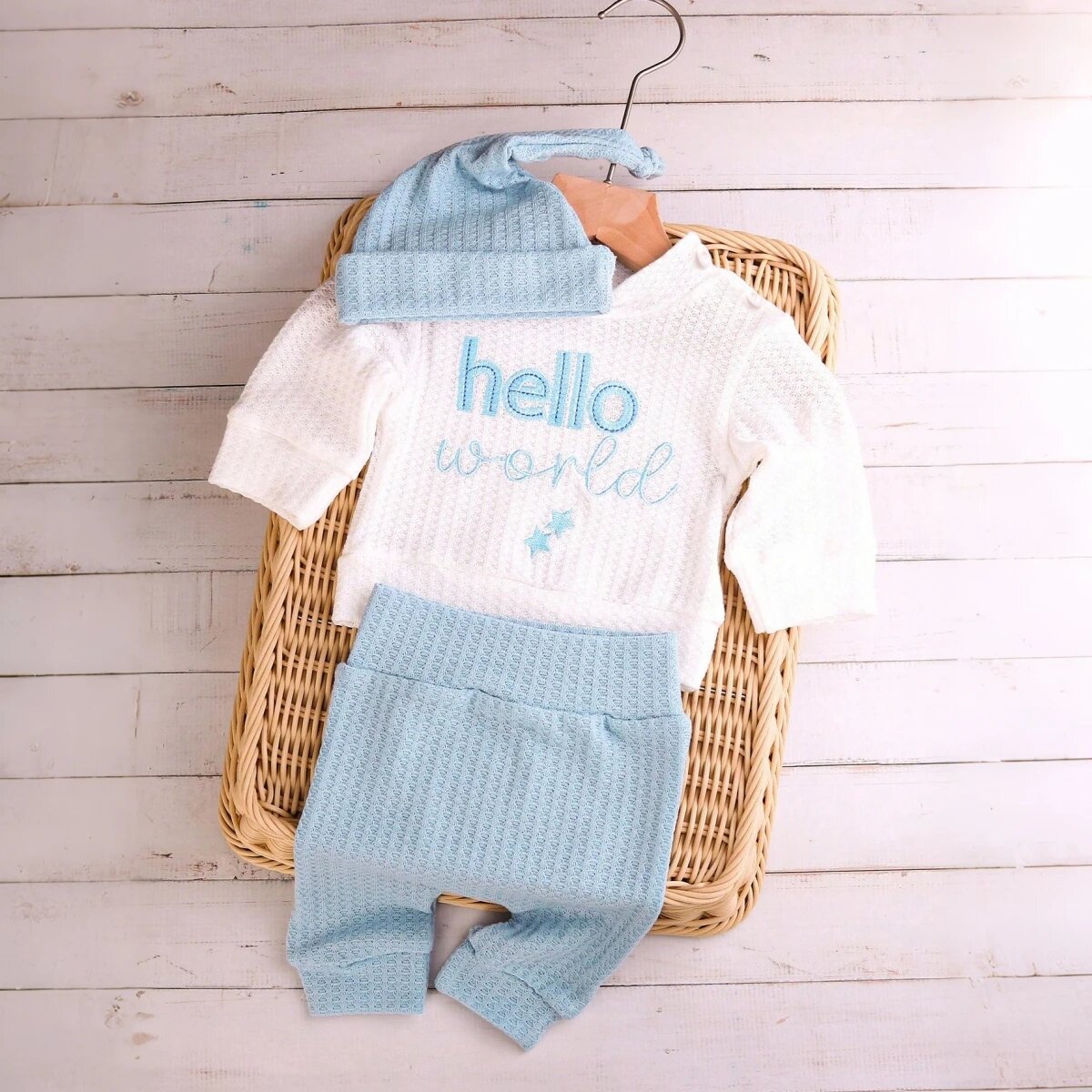Комбинезон для новорожденных Ylsteed "Hello" 1-3 Months