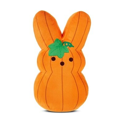 Новые плюшевые игрушки Peeps на тему Хэллоуина: кролик и тыква.