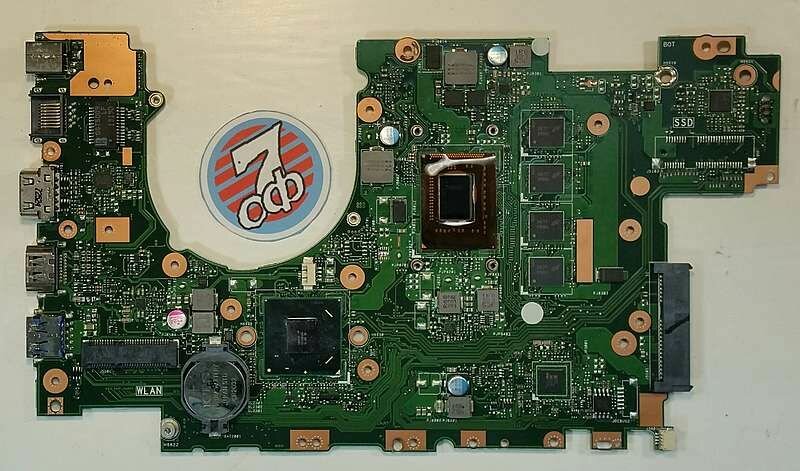 Материнская плата ноутбука Asus X502CA ULV987 4 Gb
