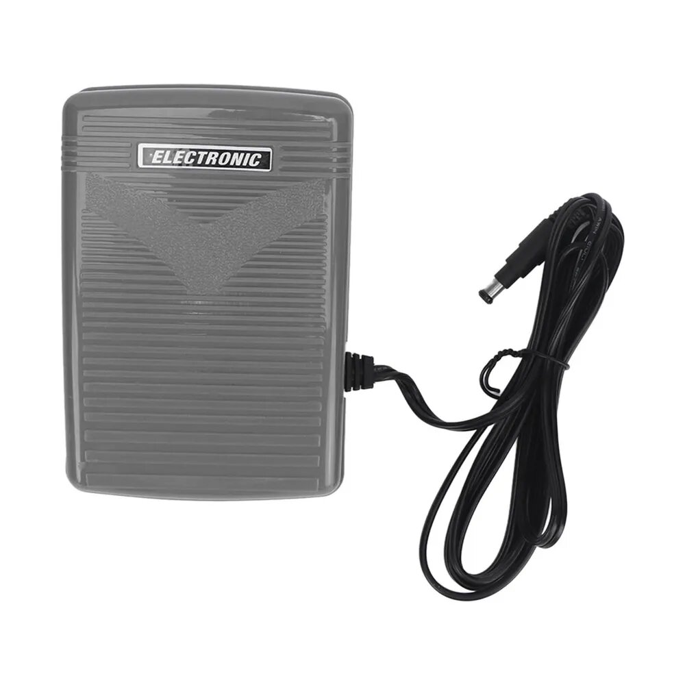 Педаль для швейной машины Pfaff, одно отверстие, пластик, черно-серый