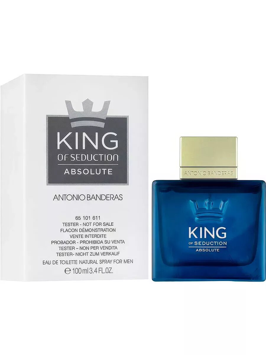 Духи оригинал ANTONIO BANDERAS King of Seduction Absolute men test 100 мл