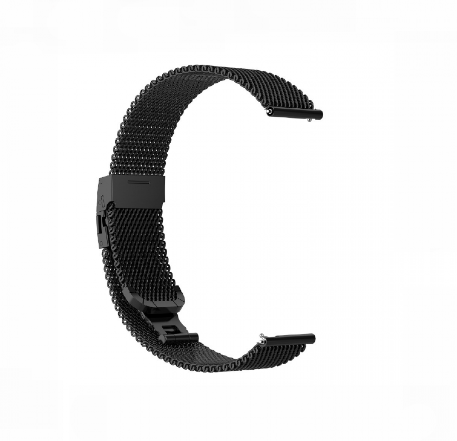 Сменный миланский ремешок-браслет MyPads Milanese для HUAWEI WATCH GT 3 с быстросъемным креплением, из нержавеющей стали, черный