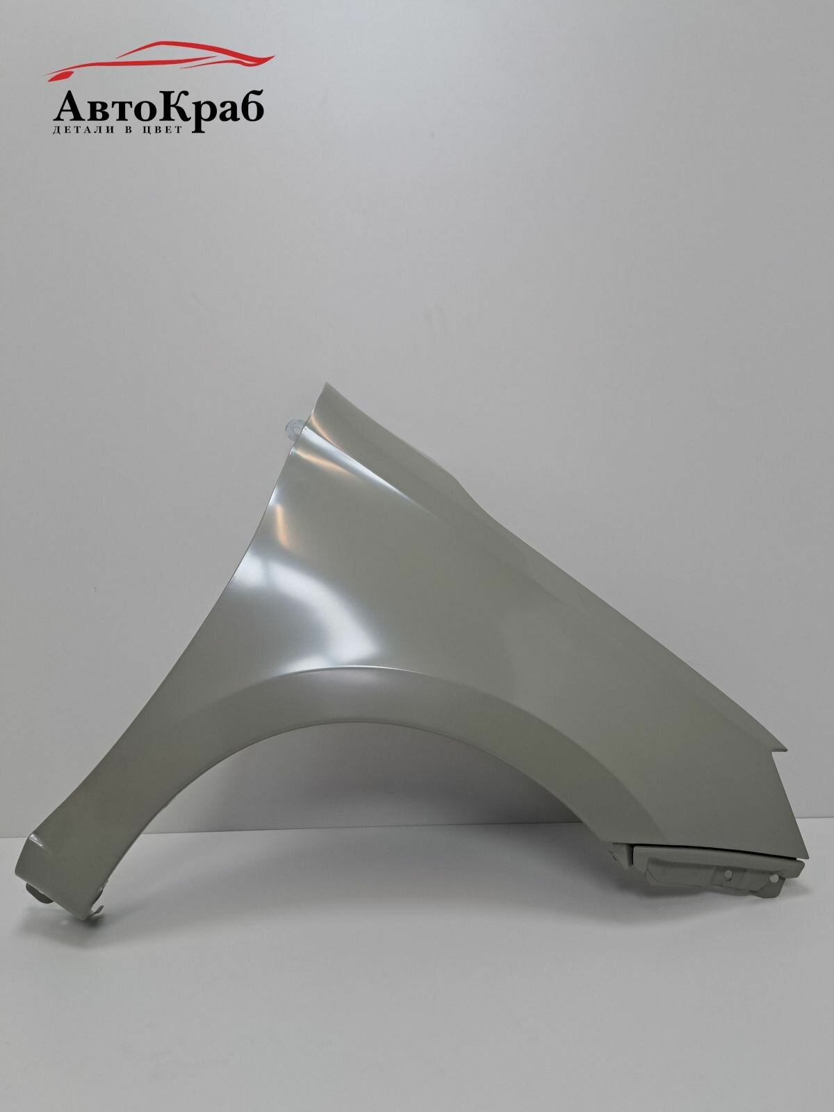 Крыло переднее правое металлическое без повторителя под покраску для Лада Гранта ФЛ 2018 - 2026 г. Аналог