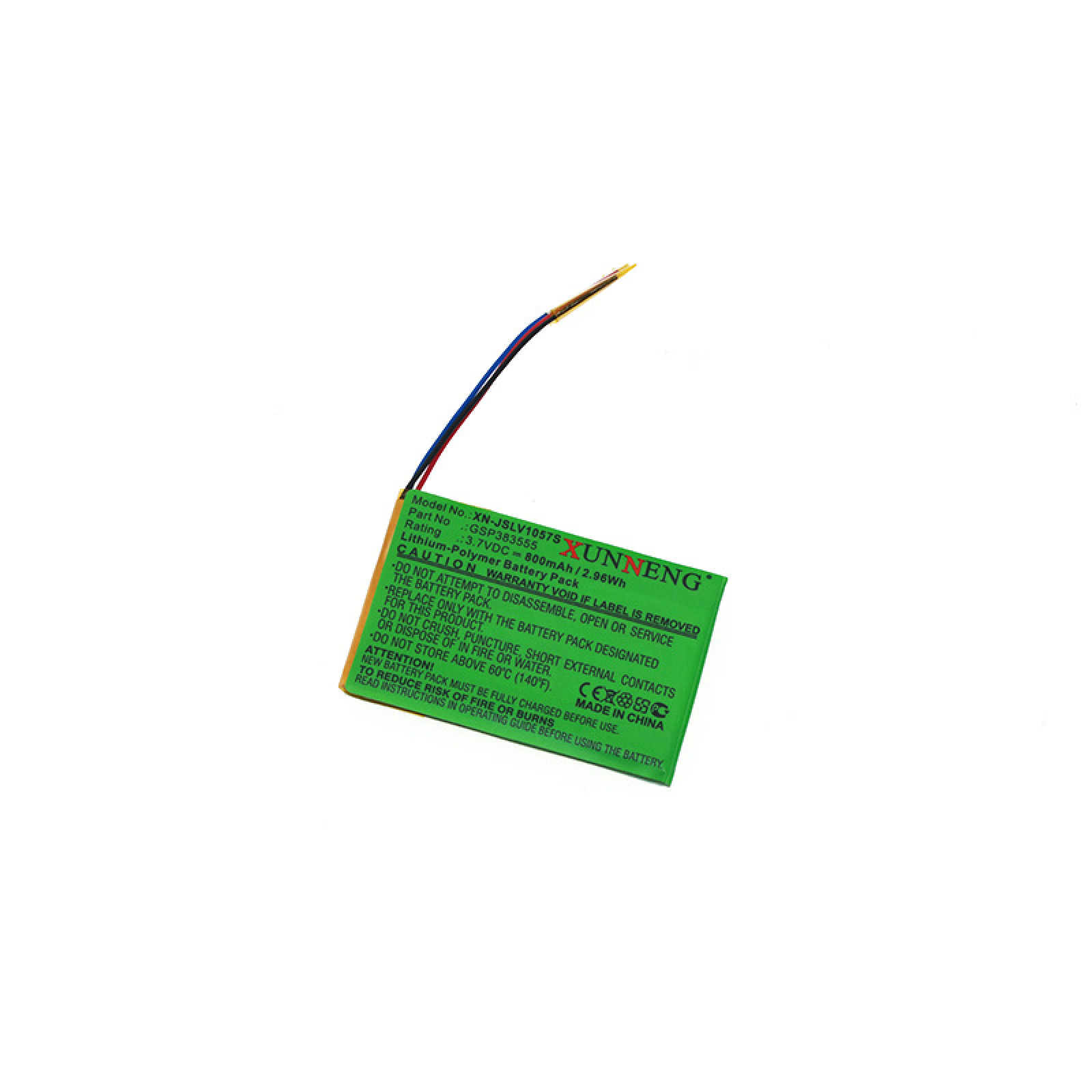 Аккумуляторная батарея MyPads для портативных колонок JBL Clip 2 и Clip 2 AN 3.7V 800mAh