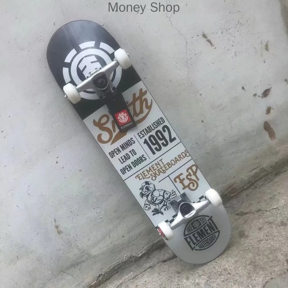 Скейтборд Element С двойным наклоном для начинающих 80 см Композитный материал